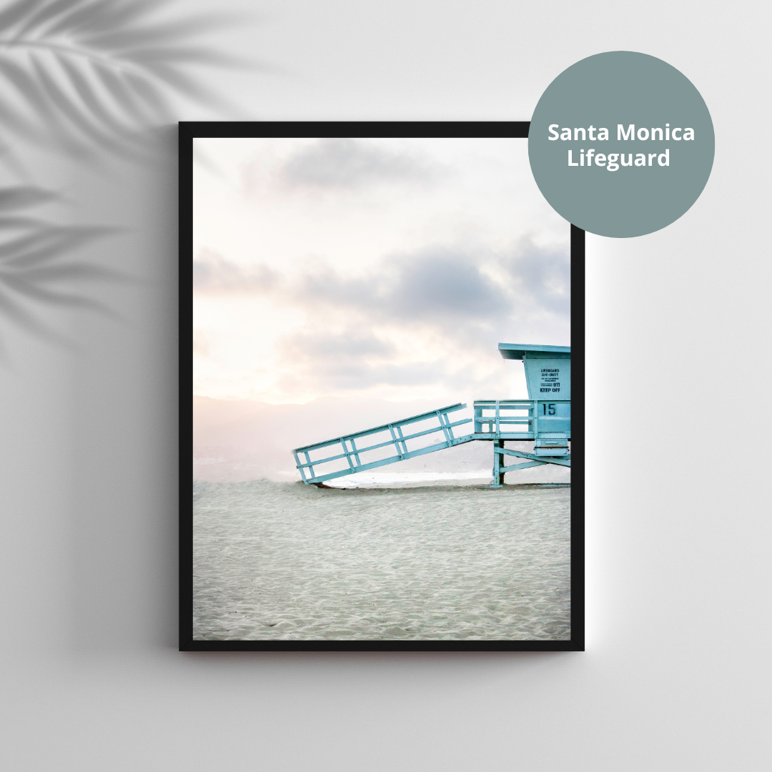 Santa Monica Beach Bundle Printable Wall Art - PYL Photography